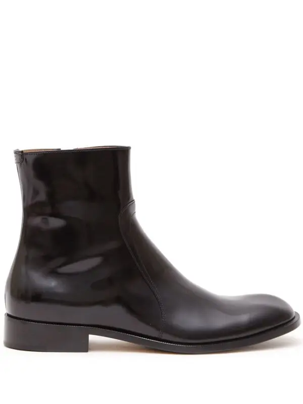 MAISON MARGIELA Brushed Leather Boots