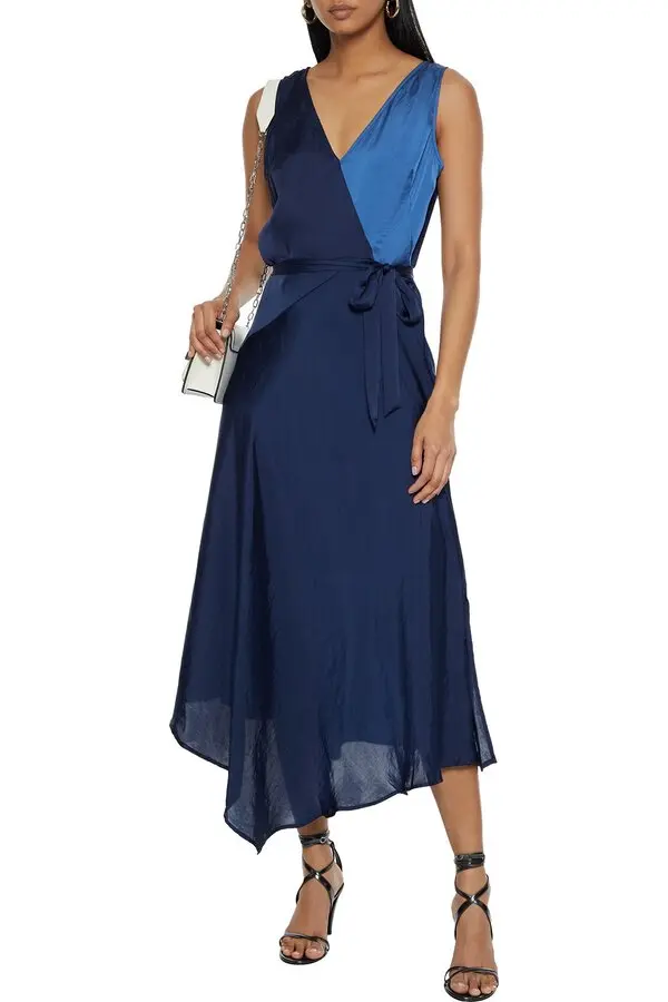 dkny asymmetrical dress Dkny Midi Asymmetrical Dress main image 1