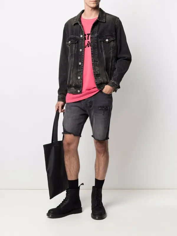 Ksubi Mid-rise Denim Shorts