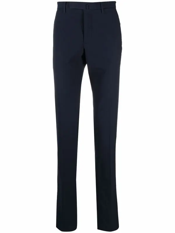 Incotex Tailored Cotton Trousers - Blue