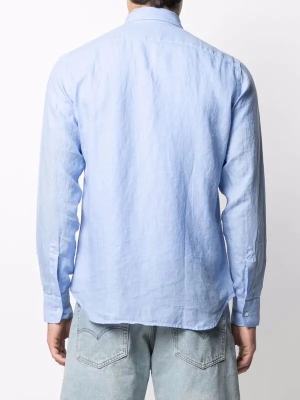 Aspesi Pointed-collar Long-sleeved Shirt