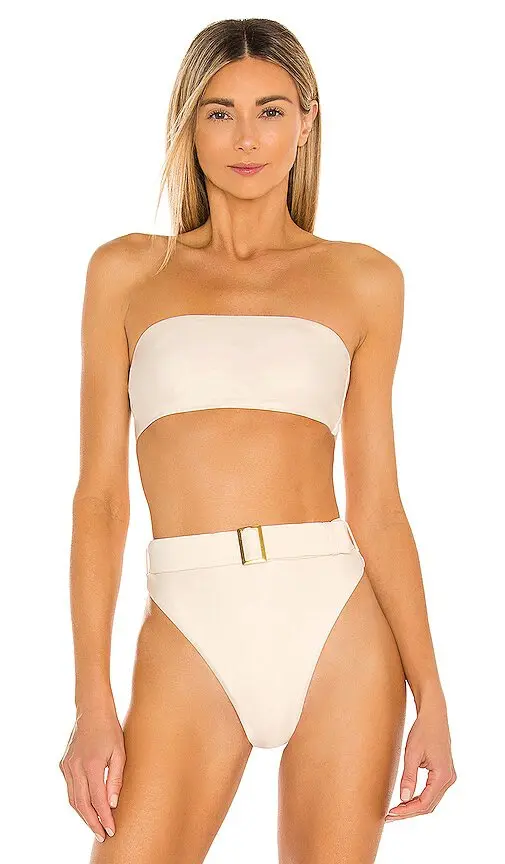 CAMILA COELHO Catarina Top - Creme