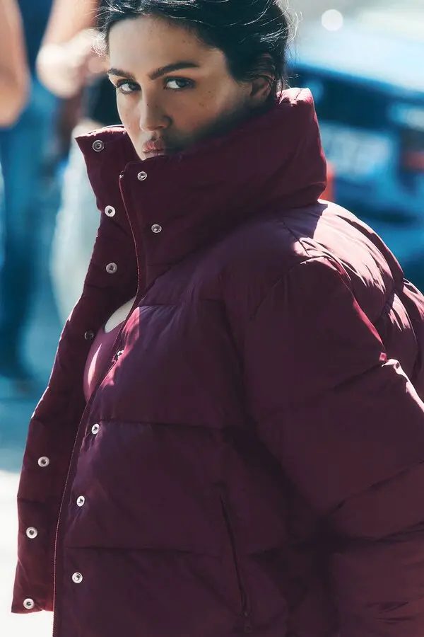 Alo Yoga Gold Rush Puffer Jacket - Burgundy