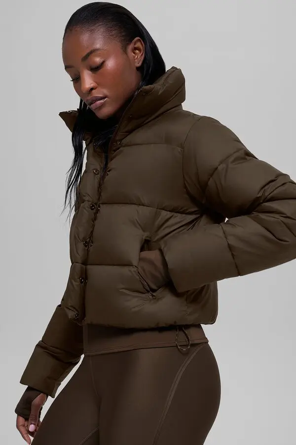 Alo Yoga Ripstop Puffer Jacket - Espresso
