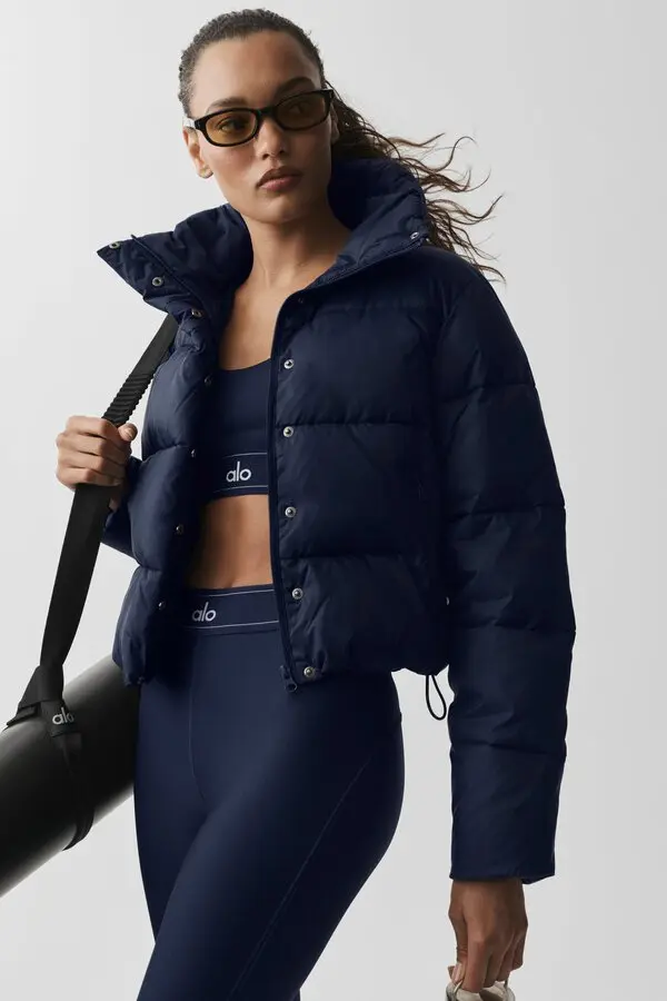 Alo Yoga Gold Rush Puffer Jacket - Navy