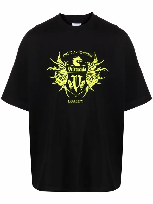 Vetements Pret-a-porter Logo Print T-shirt