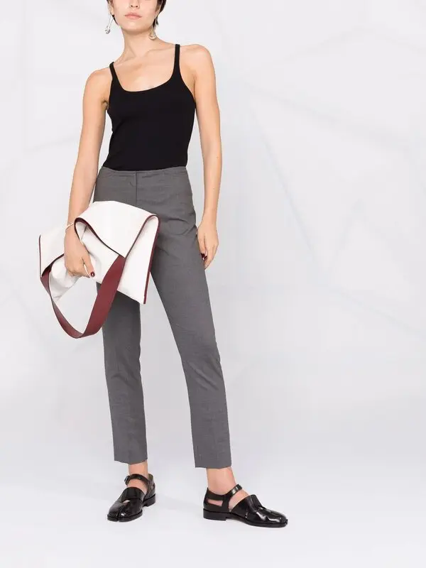 TOTEME Scoop Neck Rib Tank - Black