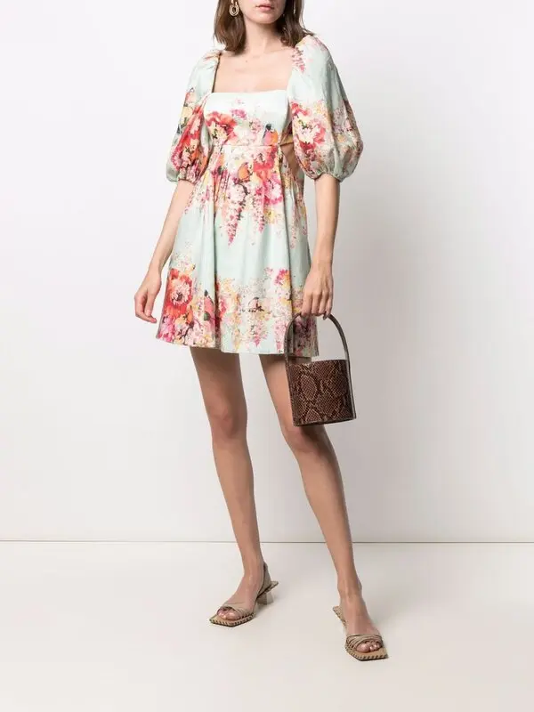 Staud Snake-effect Leather Bucket Bag