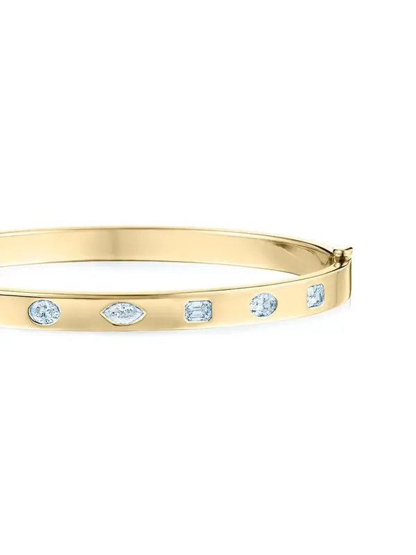 Kwiat 18kt Yellow Diamond Bangle - Gold