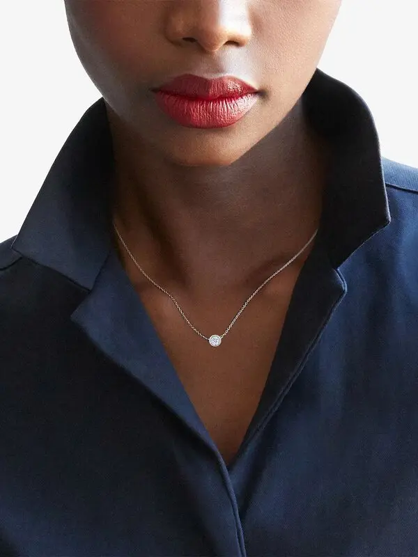 Kwiat 18kt White Gold Diamond Pendant Necklace