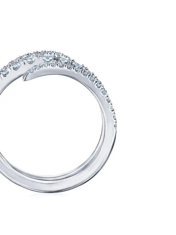 Kwiat 18kt White Gold Diamond Vine Wrap Ring