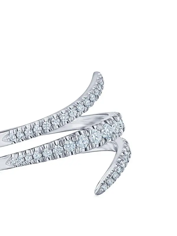 Kwiat 18kt White Gold Diamond Vine Wrap Ring