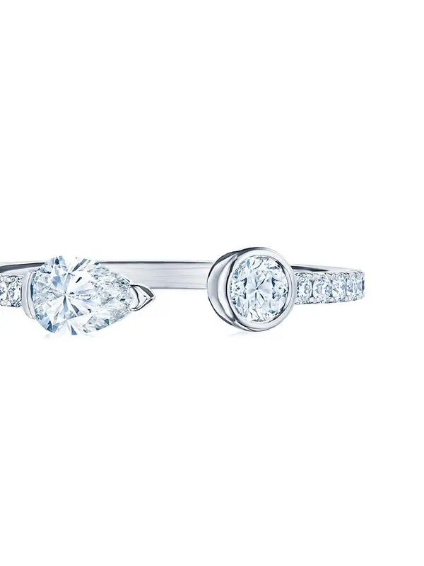 Kwiat 18kt White Gold Diamond Open Ring