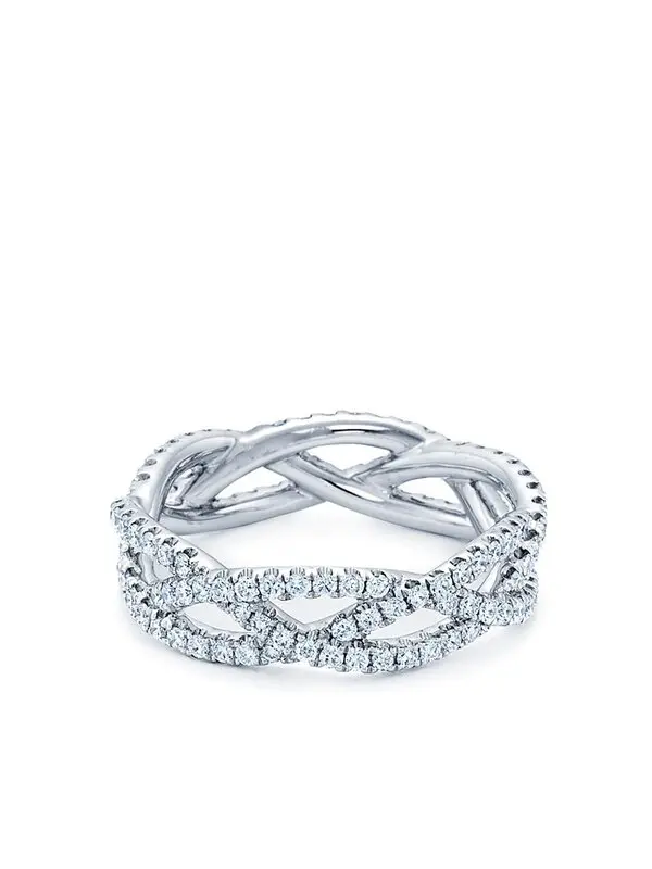 Kwiat 18kt White Gold Diamond Ring - Silver