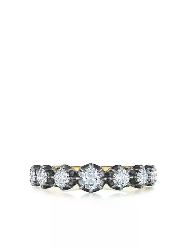 Fred Leighton 18kt Diamond Ring - Gold