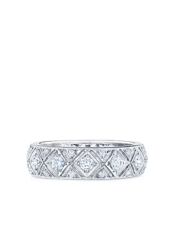 Kwiat 18kt White Gold Diamond Band Ring