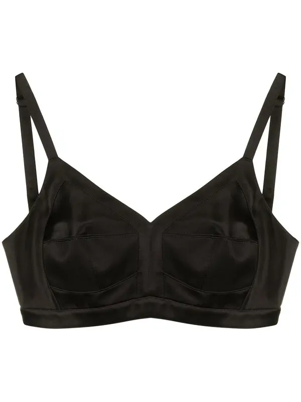 Alexander McQueen Spaghetti-strap Crop Top