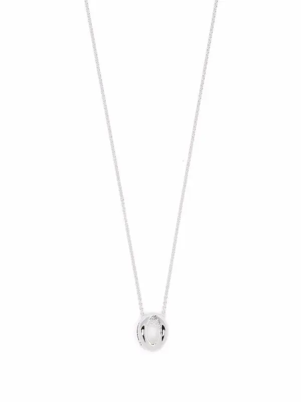 Le Gramme Entrelacs Pendant Necklace - Silver