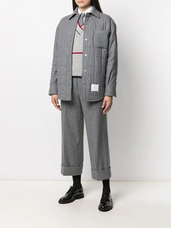 Thom Browne Oversized Padded Shirt Jacket