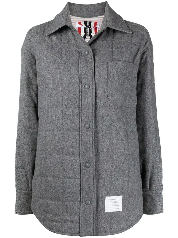 Thom Browne Oversized Padded Shirt Jacket