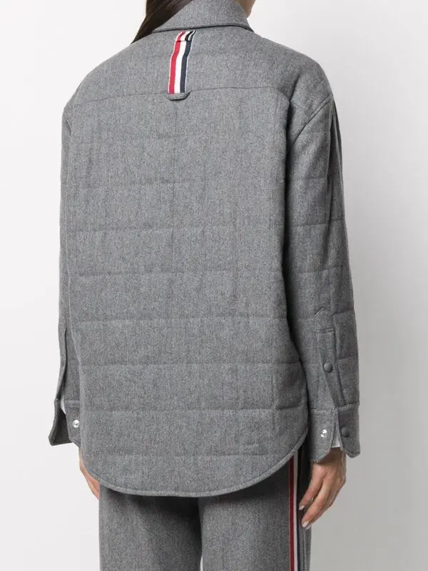 Thom Browne Oversized Padded Shirt Jacket