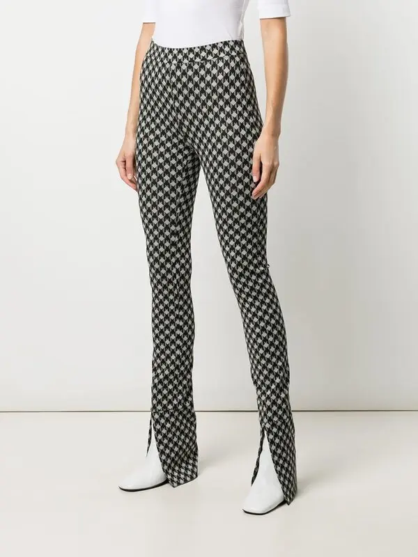 Rosetta Getty Skinny Split-cuff Trousers