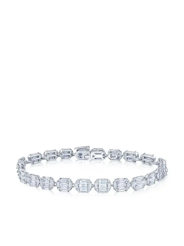 Kwiat 18kt White Gold Diamond Bracelet - Silver