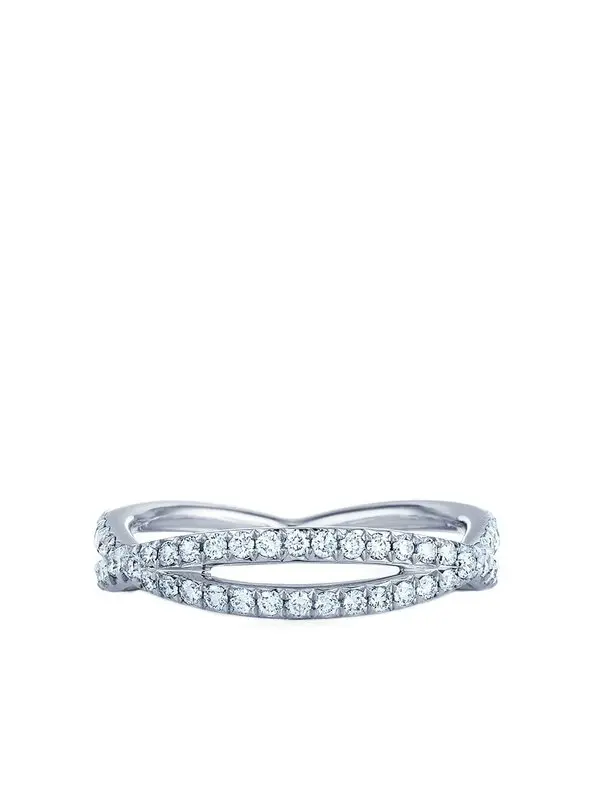 Kwiat 18kt White Gold Diamond Fidelity Ring - Silver