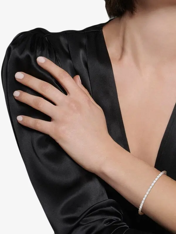 Kwiat 18kt White Gold Diamond Bangle