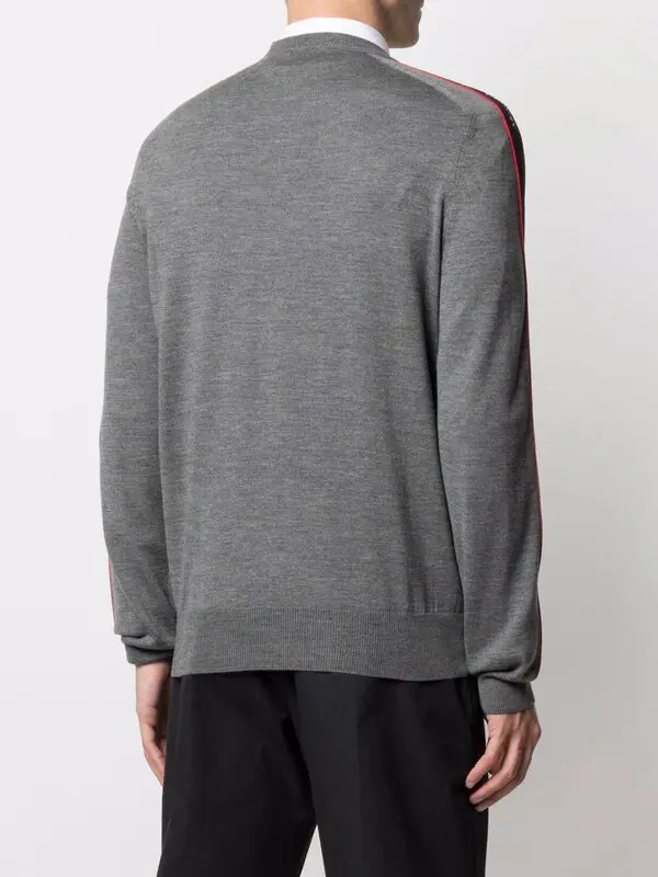 Alexander McQueen Logo-tape Jumper - Grey