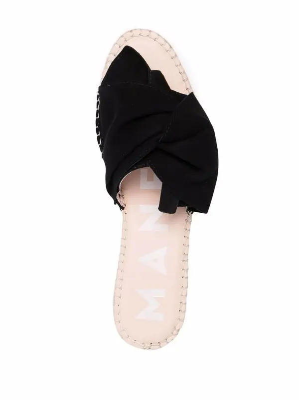 Manebí 65mm Platform Espadrilles - Black