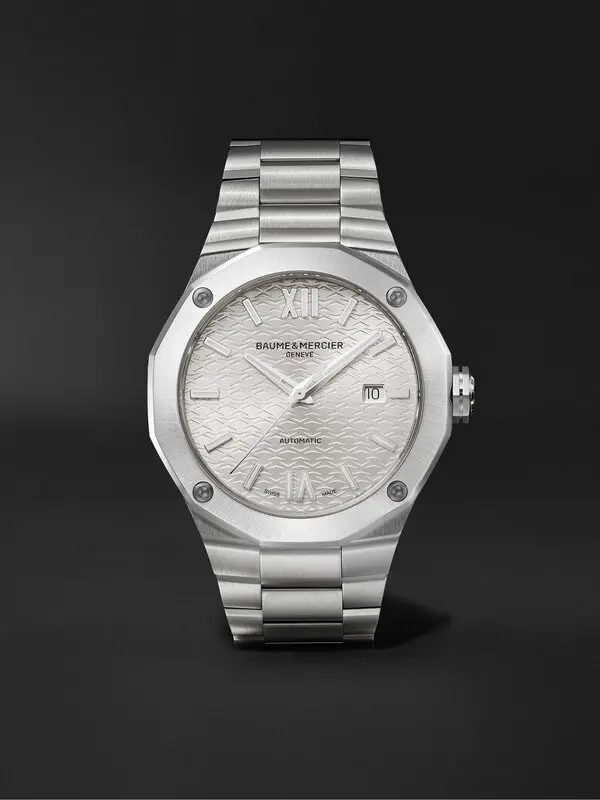 Baume & Mercier Riviera Automatic 42mm Stainless Steel Watch - Silver