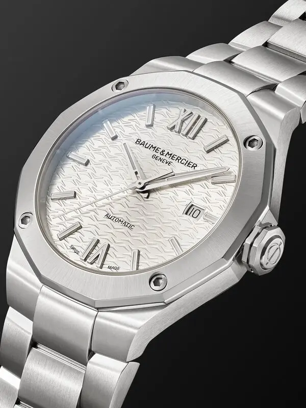 Baume & Mercier Riviera Automatic Stainless Steel Watch - Silver