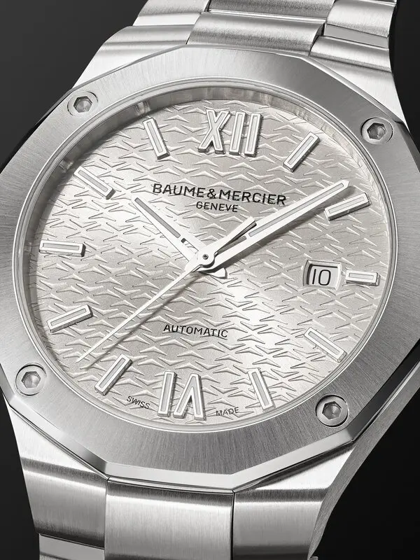 Baume & Mercier Riviera Automatic Stainless Steel Watch - Silver