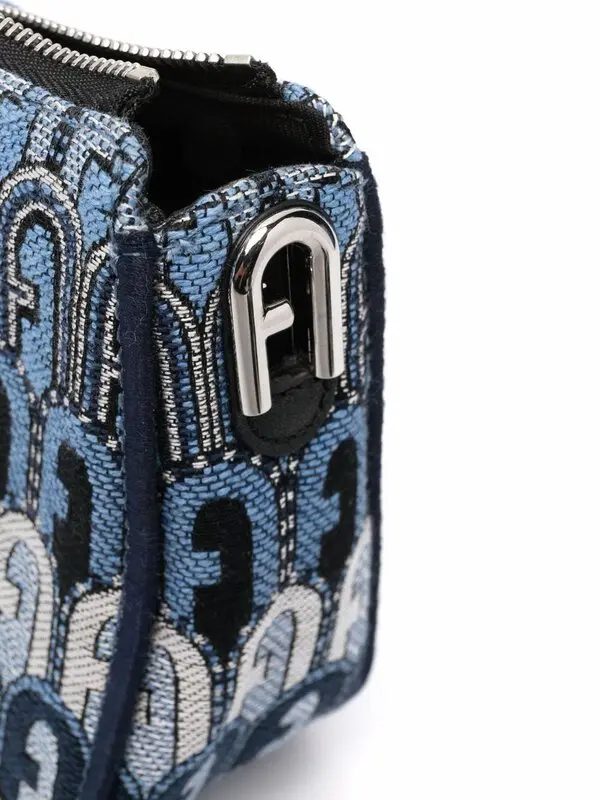 Furla Moon Jacquard Shoulder Bag