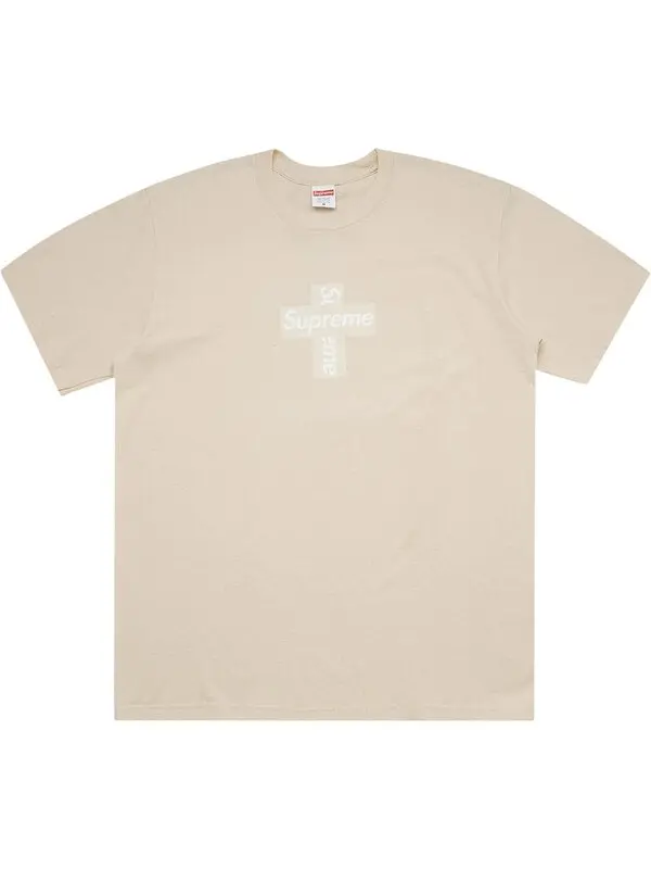 Supreme Cross Box Logo T-shirt - Neutrals