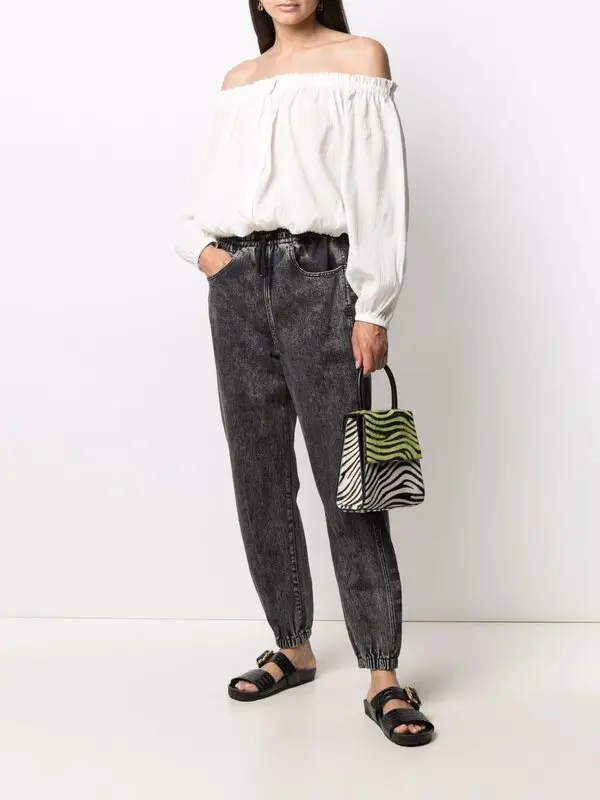 Rag & Bone Cold-shoulder Gathered Blouse