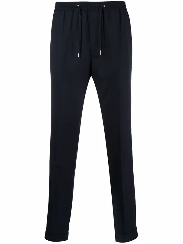 Paul Smith Drawstring Tapered Trousers - Blue