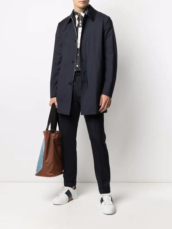 Paul Smith Drawstring Tapered Trousers - Blue