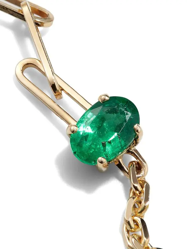 Yvonne Léon 18kt Yellow Emerald Bracelet