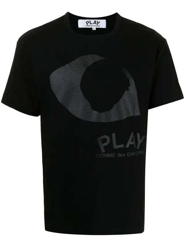 Play Comme Des Garcon Eye-print Cotton T-shirt