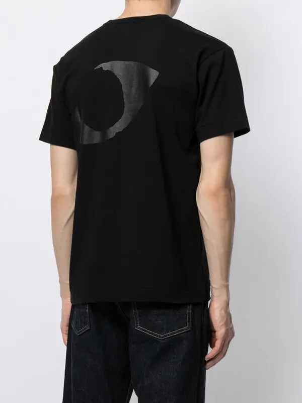 Play Comme Des Garcon Eye-print Cotton T-shirt