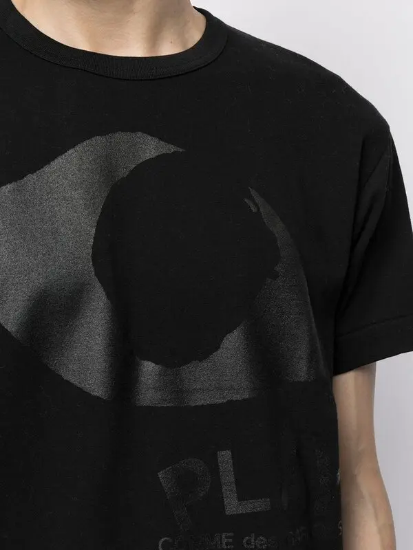 Play Comme Des Garcon Eye-print Cotton T-shirt