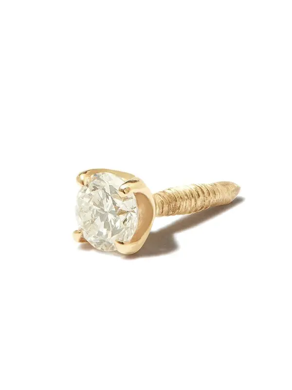 OTIUMBERG 14kt Yellow Diamond Stud Earring