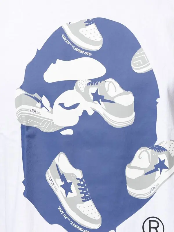 A Bathing Ape® Random Bape Sta T-Shirt - White | Editorialist