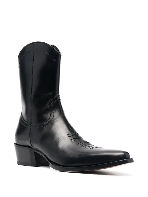 Dsquared2 Pointed-toe Ankle Boots - Black