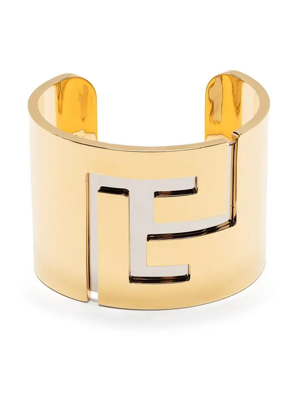 Balmain Pb Initials Cuff Bracelet