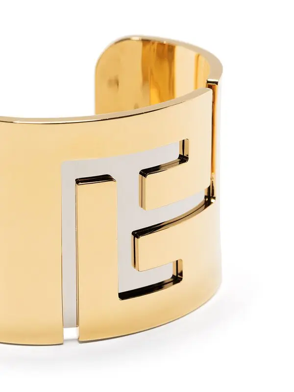 Balmain Pb Initials Cuff Bracelet