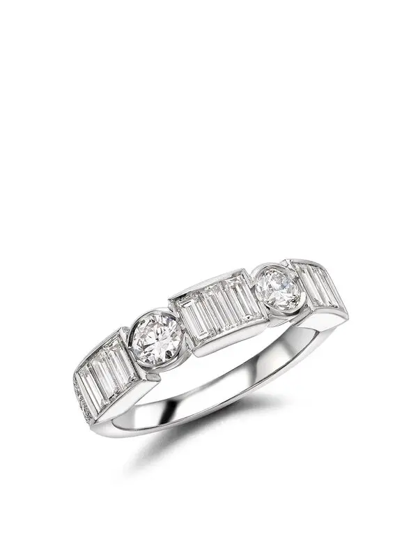 PRAGNELL Platinum Diamond Eternity Ring - Silver