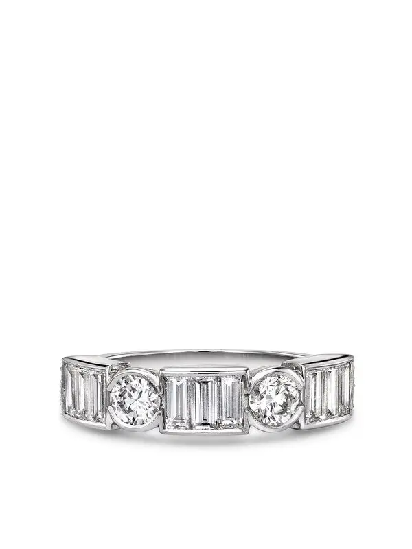 PRAGNELL Platinum Diamond Eternity Ring - Silver